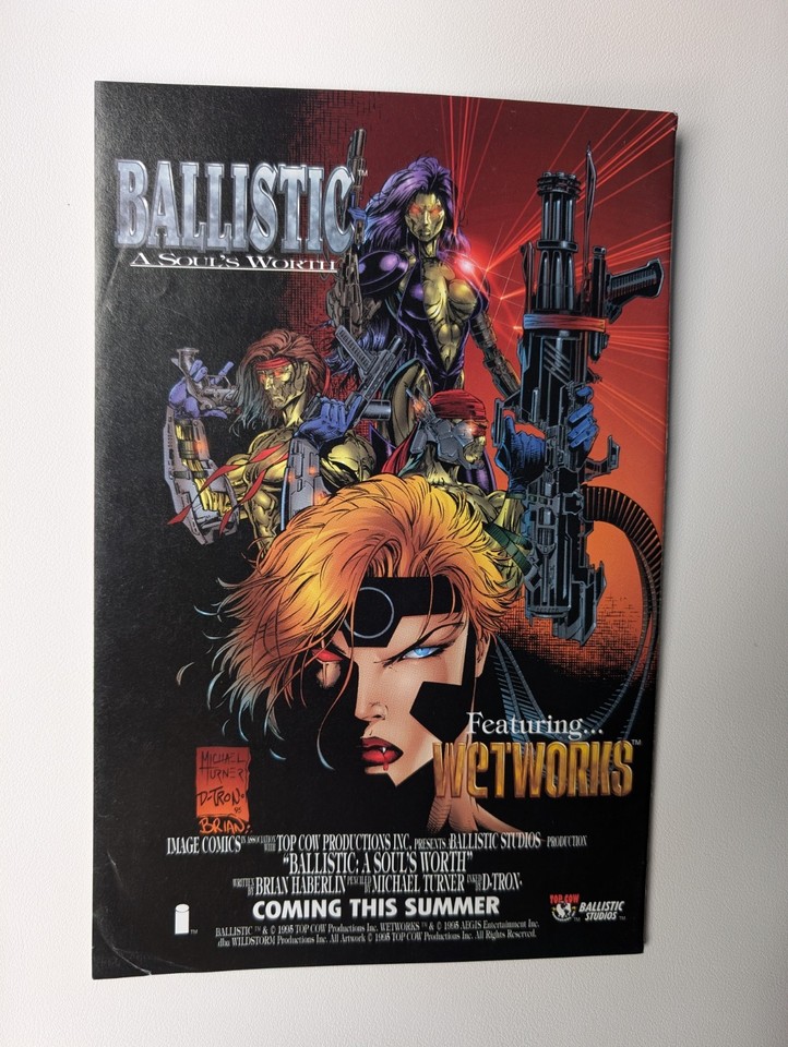 BALLISTIC STUDIOS SWIMSUIT SPECIAL SILVESTRI COVER TOP COW COMICS 1995 ...