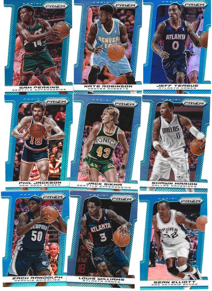 2013-14 Panini Prizm Light Blue NBA 27 Card Lot All Different Lot 3 / ...