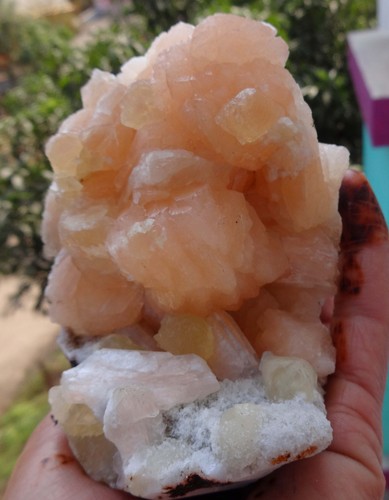 Yellow Calcite Stilbite On Chalcedony Rock Minerals Specimen G=53 | eBay