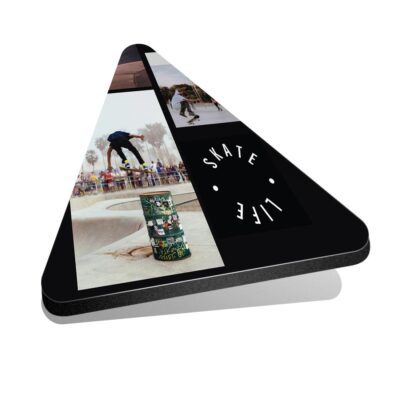 1x Triangle Fridge MDF Magnet Skateboarding Skateboard Skater #63264 ...
