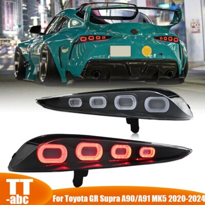 LED Tail Lights For 2020-2024 Toyota GR Supra A90/A91 LED Turn Signal ...