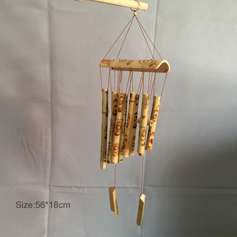 Handmade Bamboo Bell Natural Wind Chimes Yard Garden Balcony Windchime ...