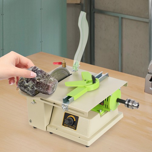 1380W Upgraded Table Saw Jewelry Rock Polishing Buffer Bench Lathe ...