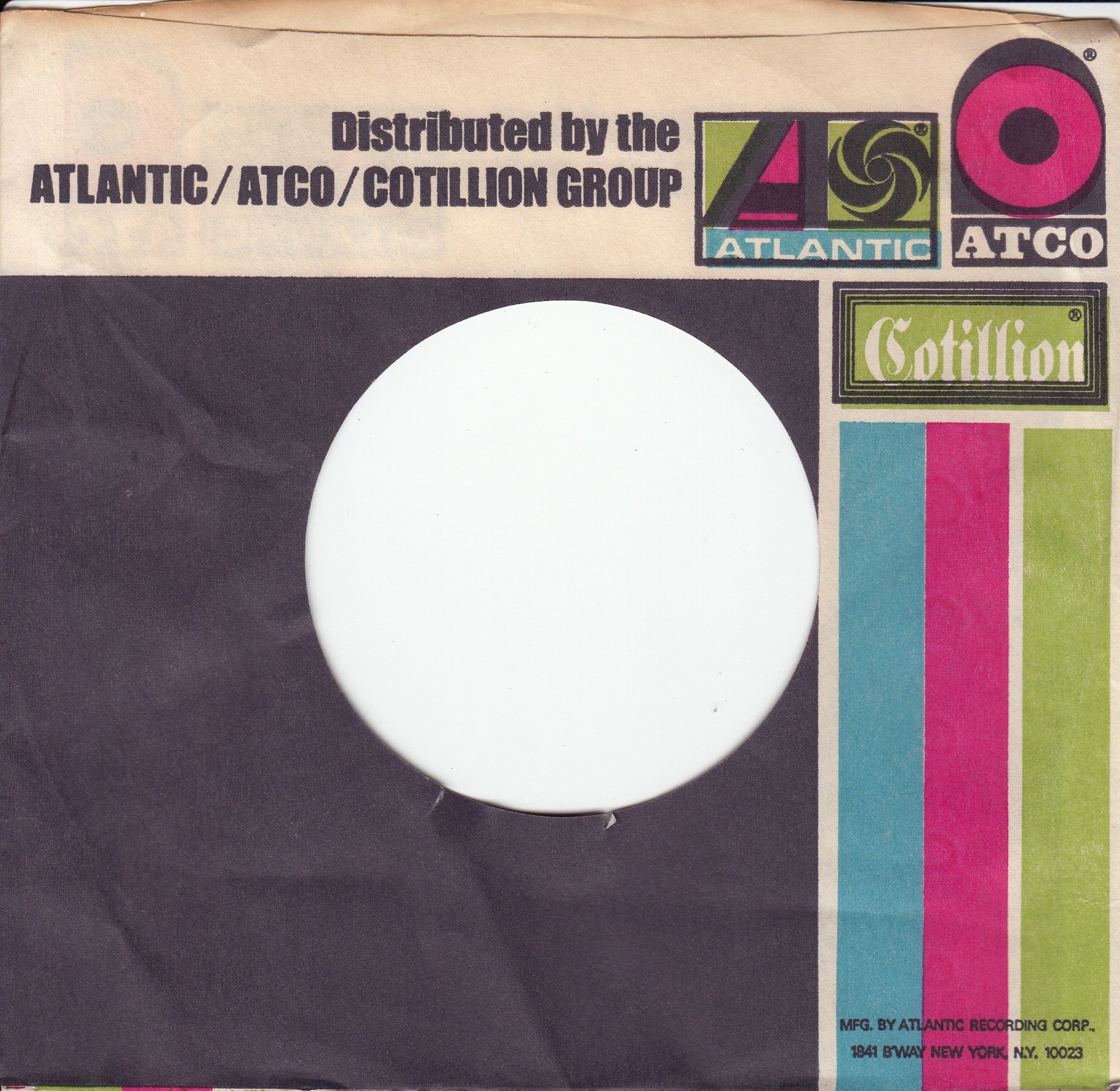 Company Sleeve 45 Atlantic/Atco/Cotillion Group - White Blk Blu Pnk Gr ...