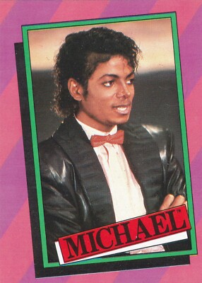 1984 MJJ Productions Michael Jackson Trading Card #6 | eBay