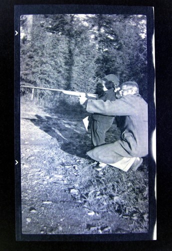 1930s Hunting Shooting Rifle Father Daughter Vtg Photo Negative 4.25X2 ...