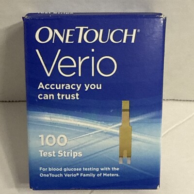 100 One Touch Verio Test Strips Exp 7/31/2020 Sealed | eBay