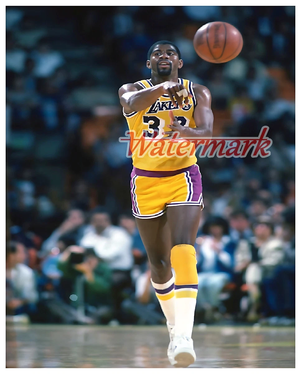 Magic Johnson In Action