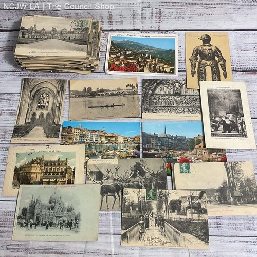 Lot Of 169 Antique VTG. French Post Cards Versailles, Lyon, Nice ...