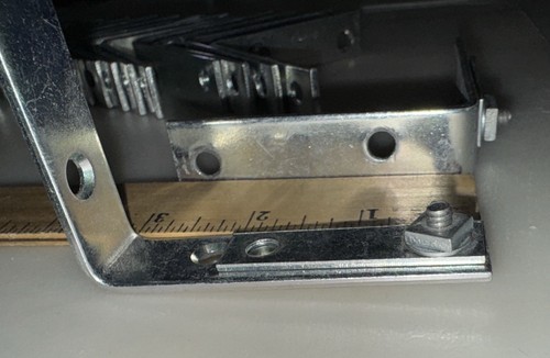 USED SET of 28 metal 3"x3" 90deg. L-angle brackets (Stanley National ...
