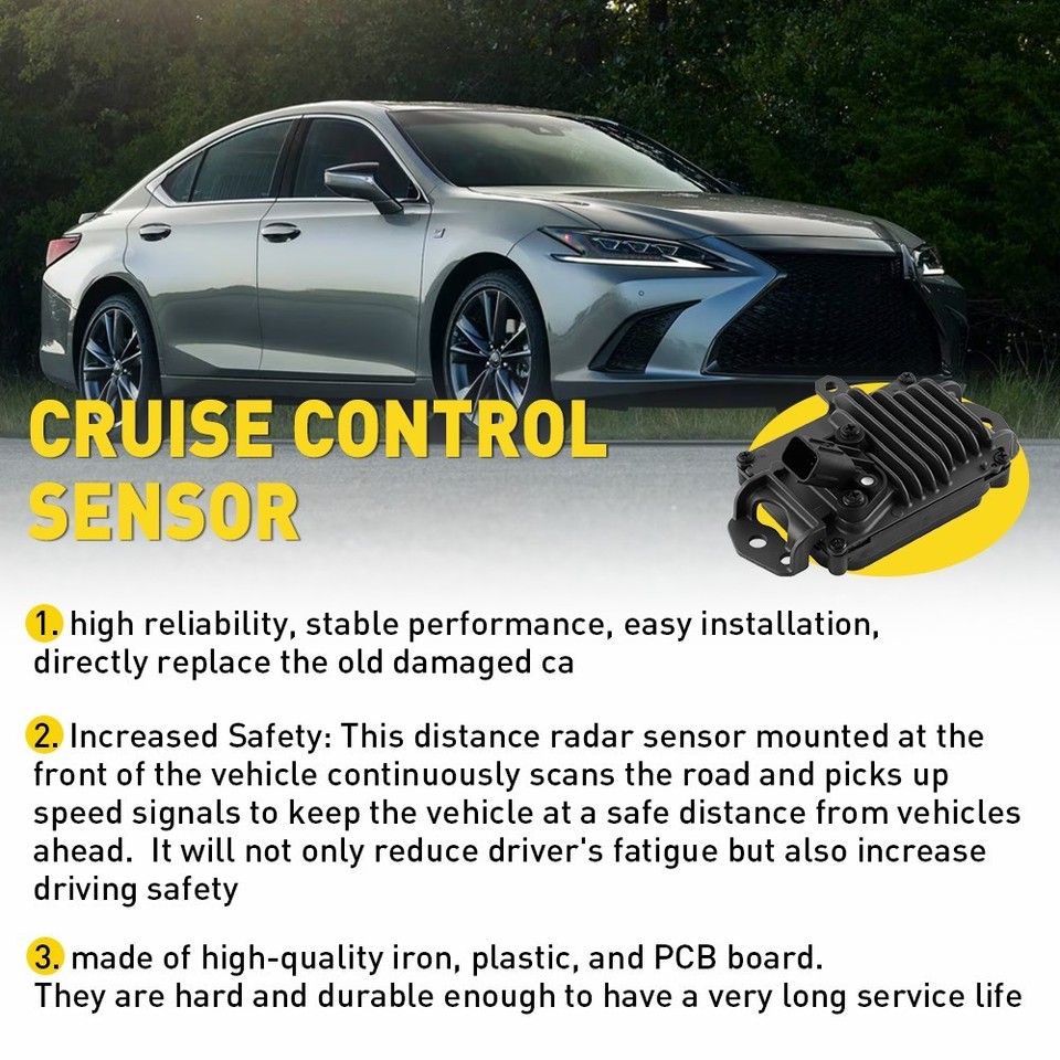 For Toyota Corolla Avalon Prius RAV4 Cruise Control Distance Sensor ...