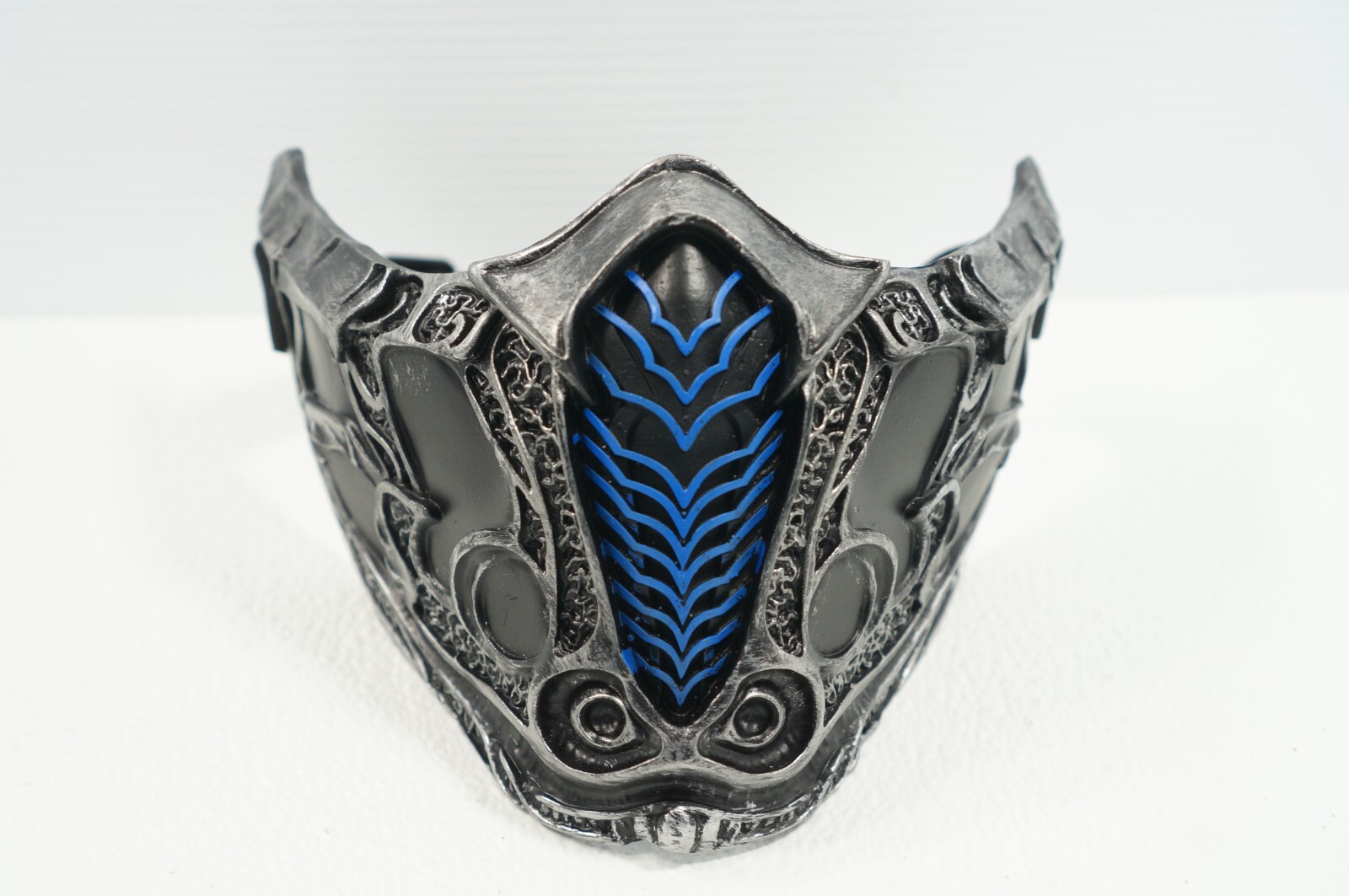 Mortal Kombat Scorpion Mask Half Face Cosplay Props R… - Gem