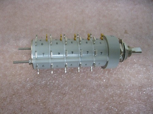 JANCO 1-1919-5N8 MILITARY GRADE ROTARY SWITCH-BACS30AZ3-5N8 | eBay