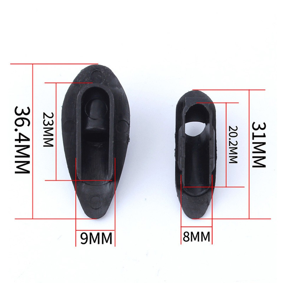 10pcs Bike Cable Clips Bicycle Cable Pipe Clamp Frame Holder Cable ...