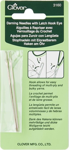 3160 Darning Needles with Latch Hook, Eye, 2-Piece NEW | eBay