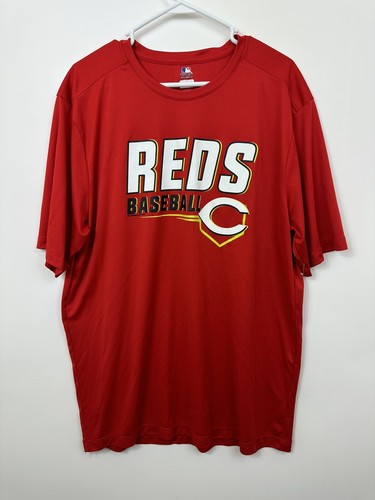 Cincinnati Reds Baseball MLB Genuine Merchandise TX3 Cool Red T-shirt ...
