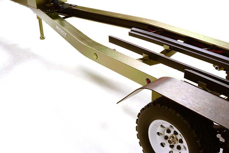 Machined Alloy Dual Axle Boat Trailer Kit for 1/10 Scale RC ...