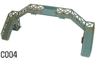 Dapol C004 Twin Track Footbridge Bridge 1/76 Scale '00' Gauge Kit-1st ...