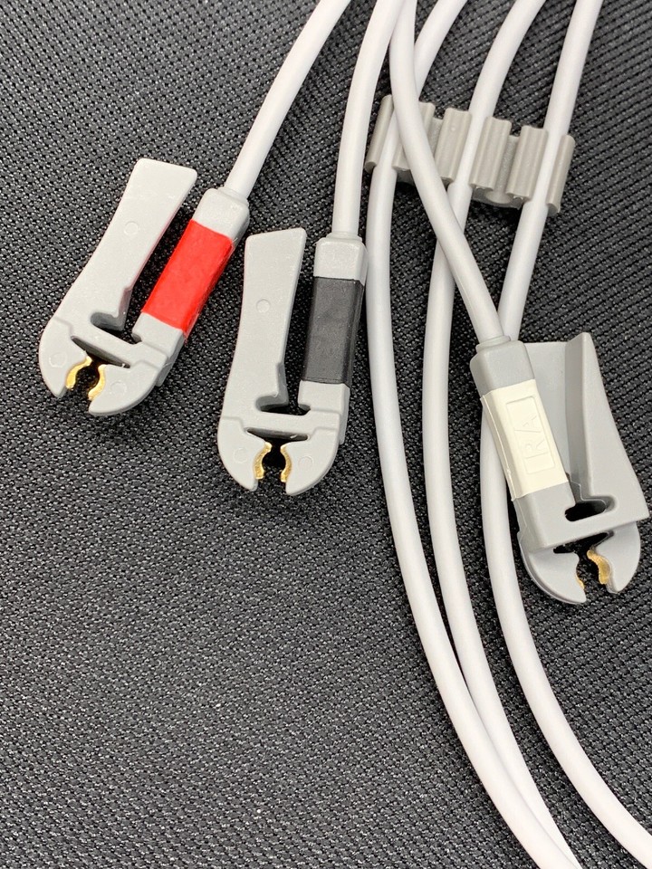 GE 412682-001 Multi-Link Leadwire Set, 3Ldwr Group Set, Grabber, AHA ...