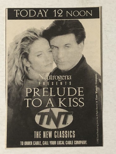 Prelude To A Kiss Tv Guide Print Ad Alec Baldwin Meg Ryan TPA18 | eBay
