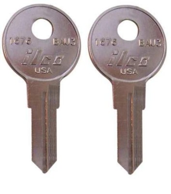 (2) ToolBox Keys Pre Cut to Your Key Code BB01- BB10 Codes Lost Key UWS ...