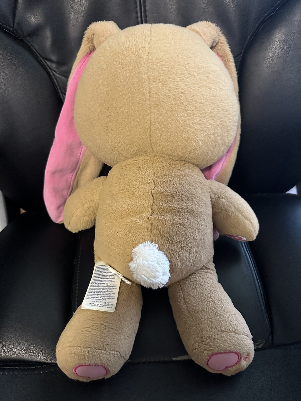 Build A Bear Kabu Pawlette Brown Bunny Rabbit 17" Heart Stuffed Animal ...