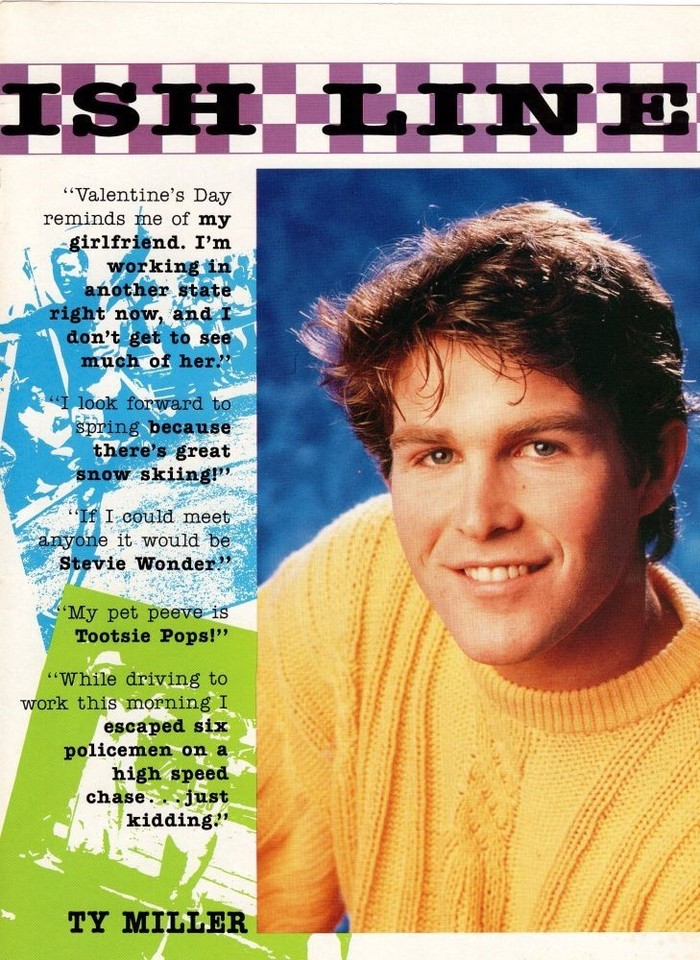 Jonathan Knight juke box pinup Teen Set magazine Ty Miller picture ...