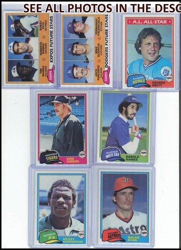 NobleSpirit 1981 Topps Baseball Complete Set Gibson, Raines, Henderson ...