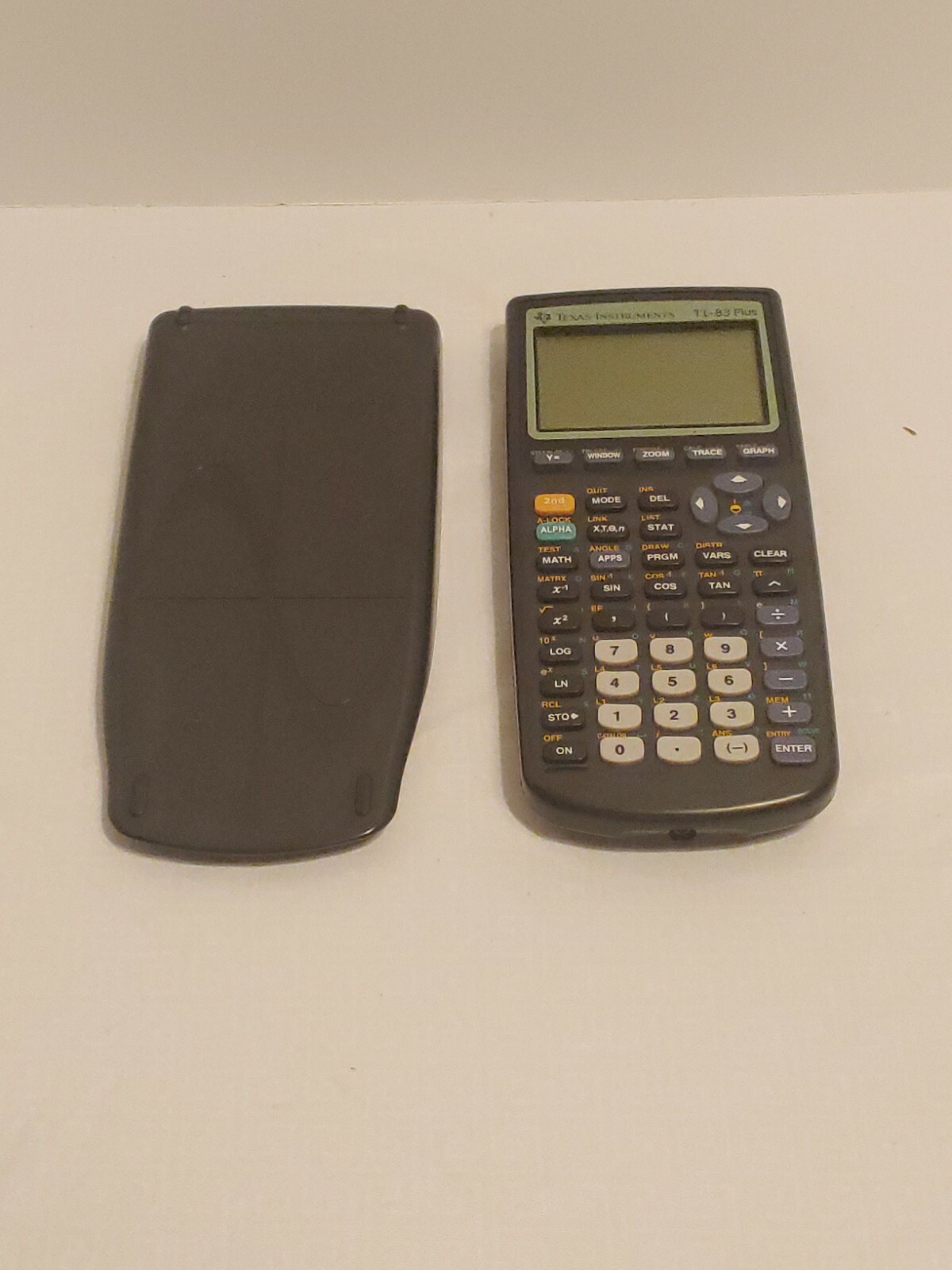T1-83 Plus Texas Instruments Graphing Calculator with Cover -FOR PARTS ...