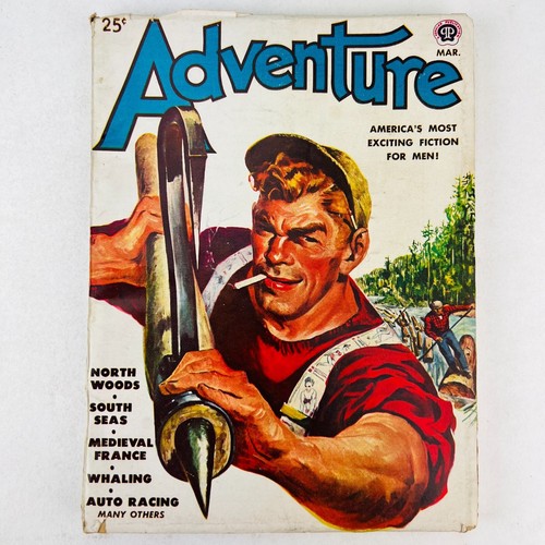 RARE PULP!!! - ADVENTURE - 1949 MARCH - GREAT COVER ART - FINE | eBay