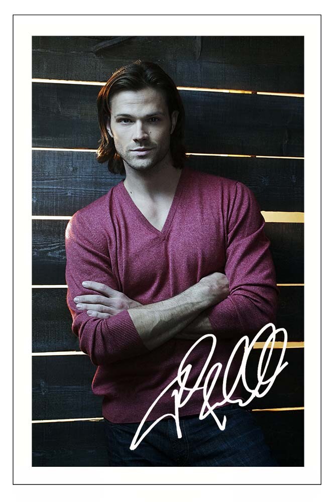 JARED PADALECKI SIGNED PHOTO PRINT AUTOGRAPH SUPERNATURAL | eBay UK
