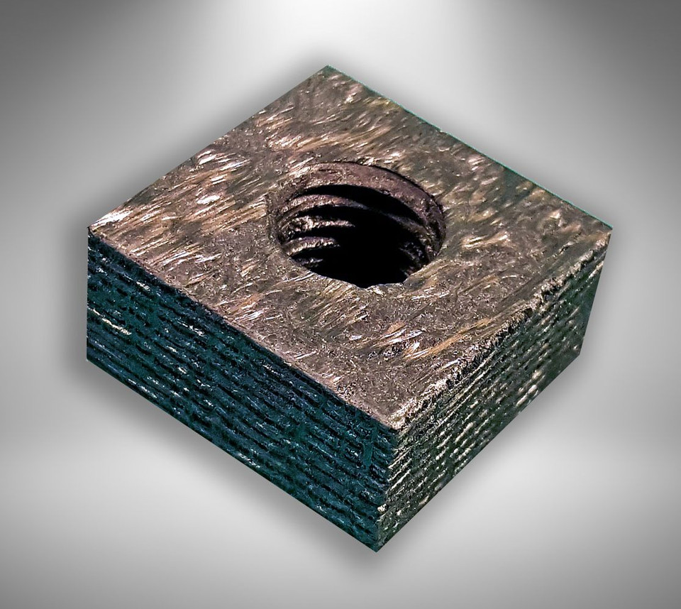 CFC (CARBON FIBER COMPOSITE) SQUARE NUTS 1/4"-20, 3/8"-16, 1/2"-13 (10 ...