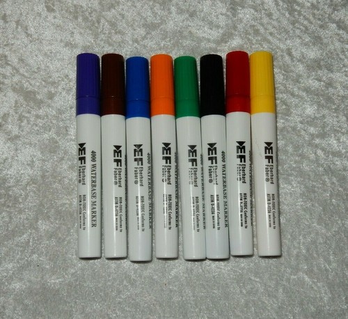 Lot of 8 EF Eberhard Faber Multi-Color Waterbase Markers 4000 | eBay