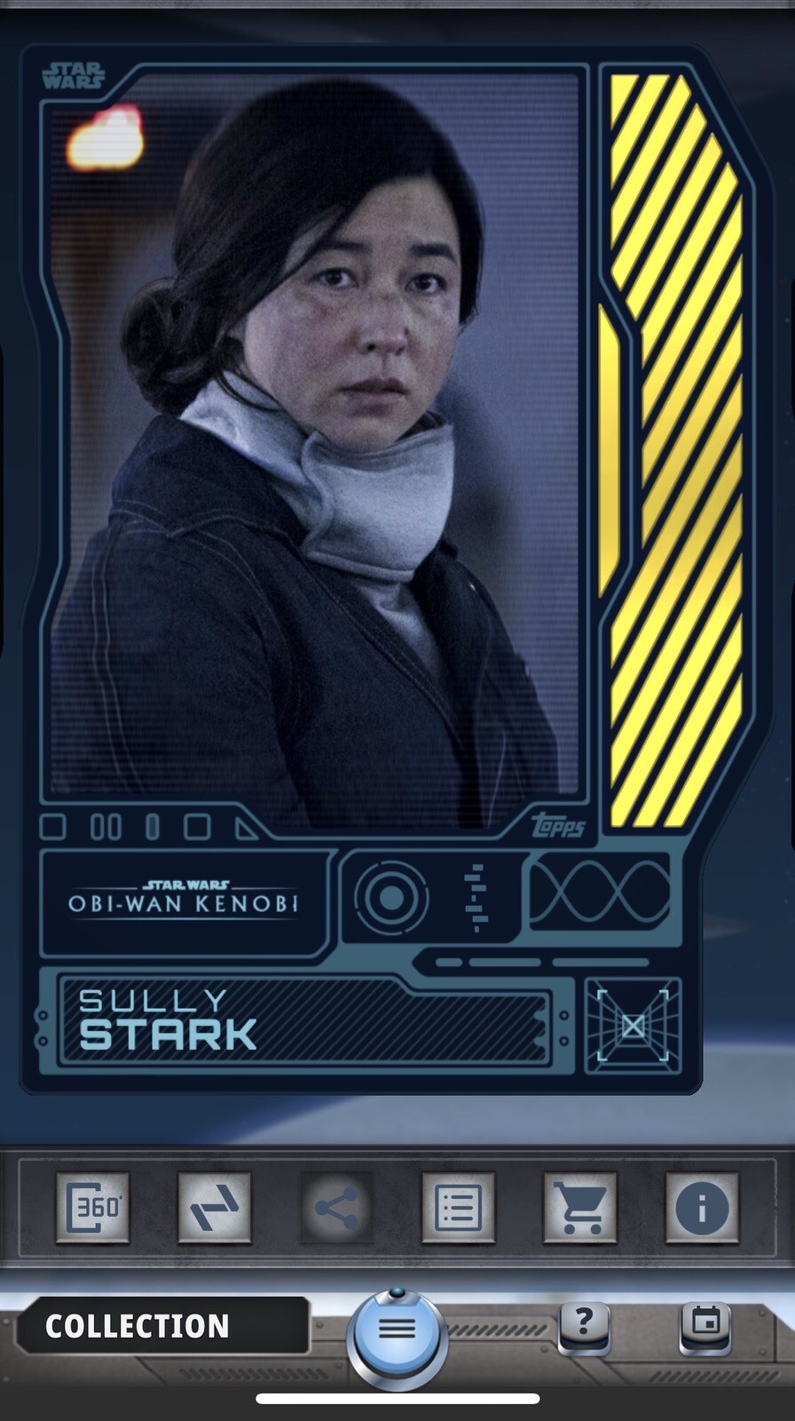SULLY STARK-LE100 GOLD 2023 BASE SERIES 3 DAY 3-TOPPS STAR WARS CARD ...