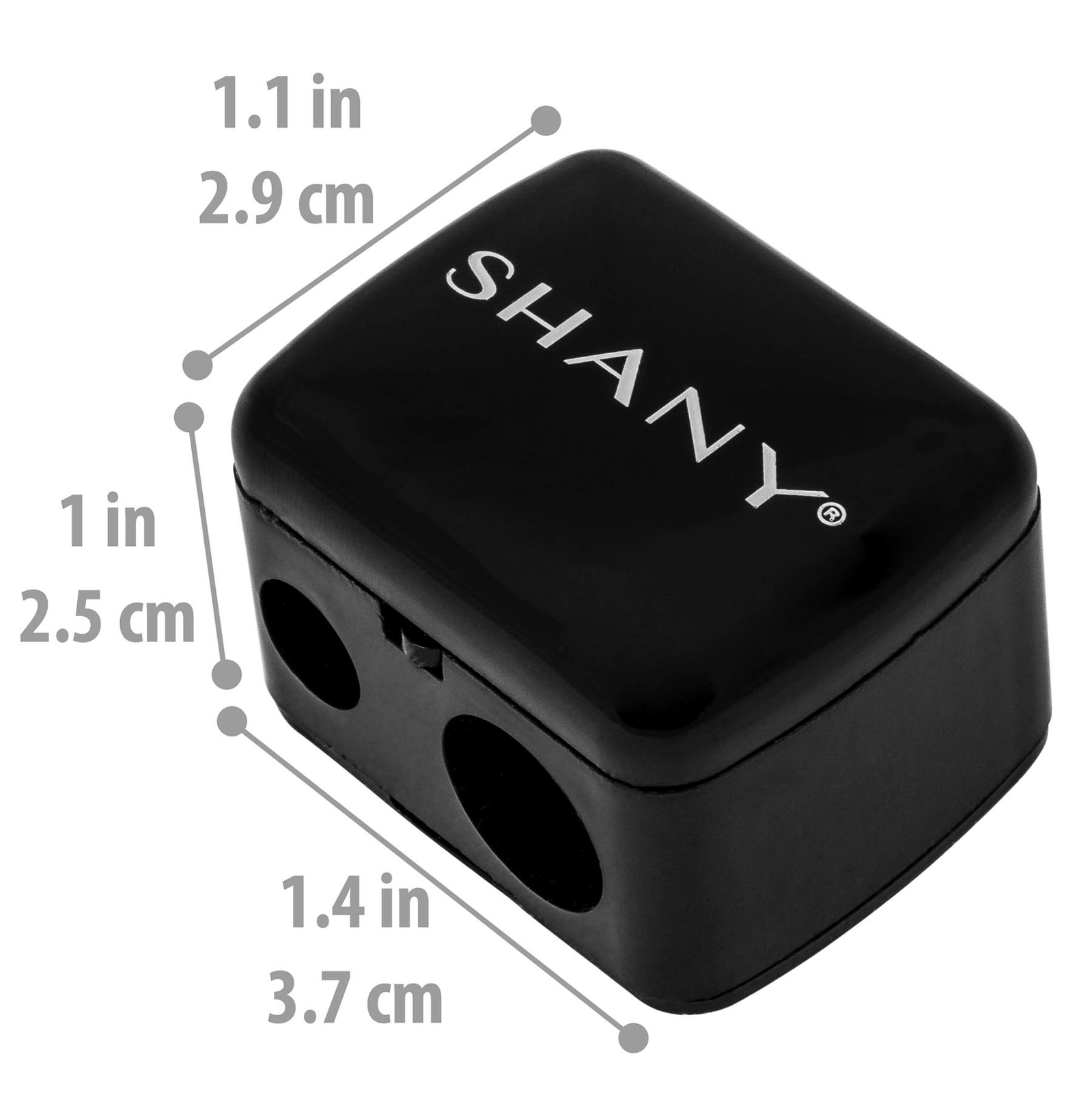 SHANY Cosmetic Pencil Sharpener - Eyeliner and Lip Pencil Dual ...