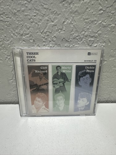 THREE COOL CATS 2CD Cliff Richard, Marty Wilde, Dickie Pride 1950s Rock ...