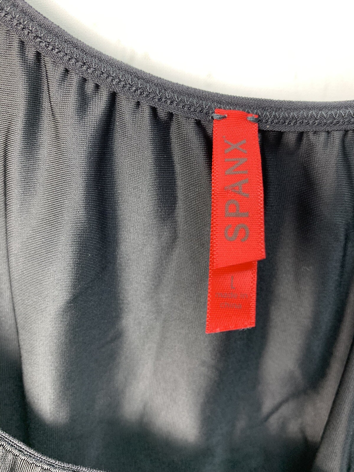 Spanx L Black One-Piece Shorts Open Crotch Compression Body Suit | eBay