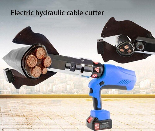 Electric Hydraulic Cable Cutter Digital Display Portable Large Cable ...