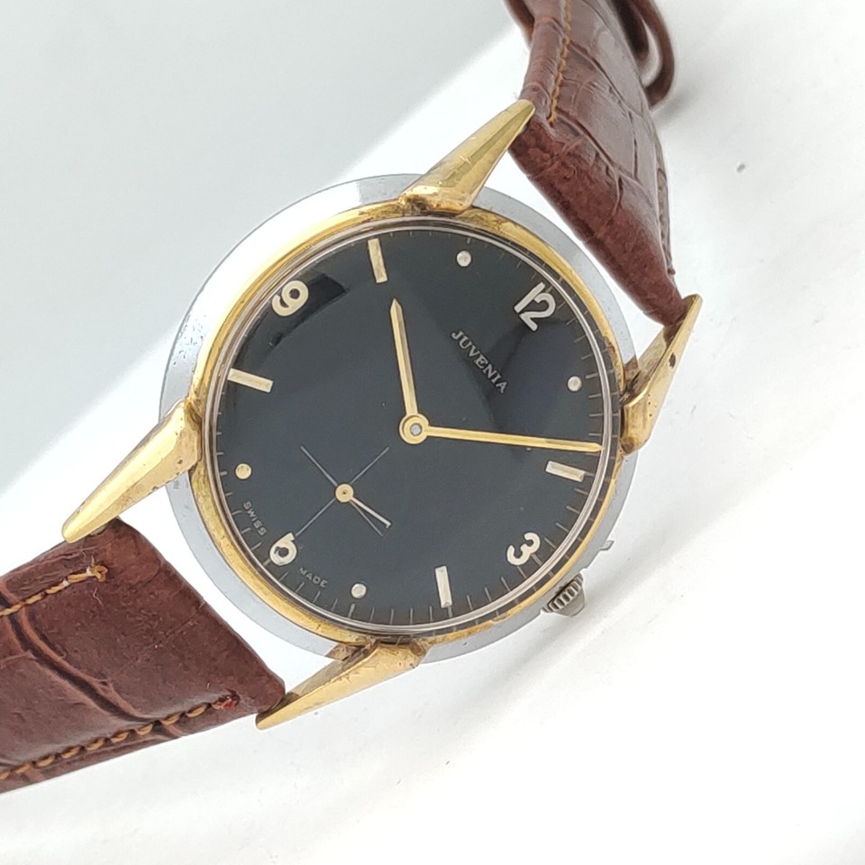 JUVENIA SUB SECOND Hand Wind 17J Swiss Made Ref.11155 Men's Vintage ...
