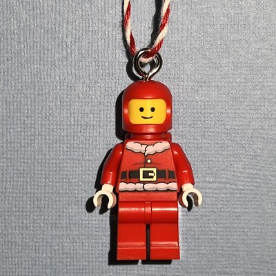 Santa Jumper Spaceman Christmas Tree Ornament Hanger Made of LEGO ...
