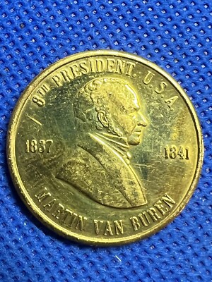 Martin Van Burn President Presidential Token Coin Size 28mm S755 | eBay