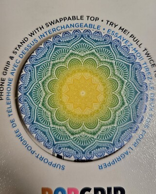 PopSockets Phone Grip Stand Sunshine Mandala POPGRIP Popsocket | eBay