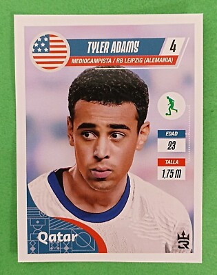 2022 3R Qatar World Cup FIFA #080 TYLER ADAMS United States Team ...