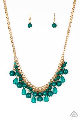Tour de Trendsetter - Green Paparazzi Jewelry/Accessories Necklace | eBay