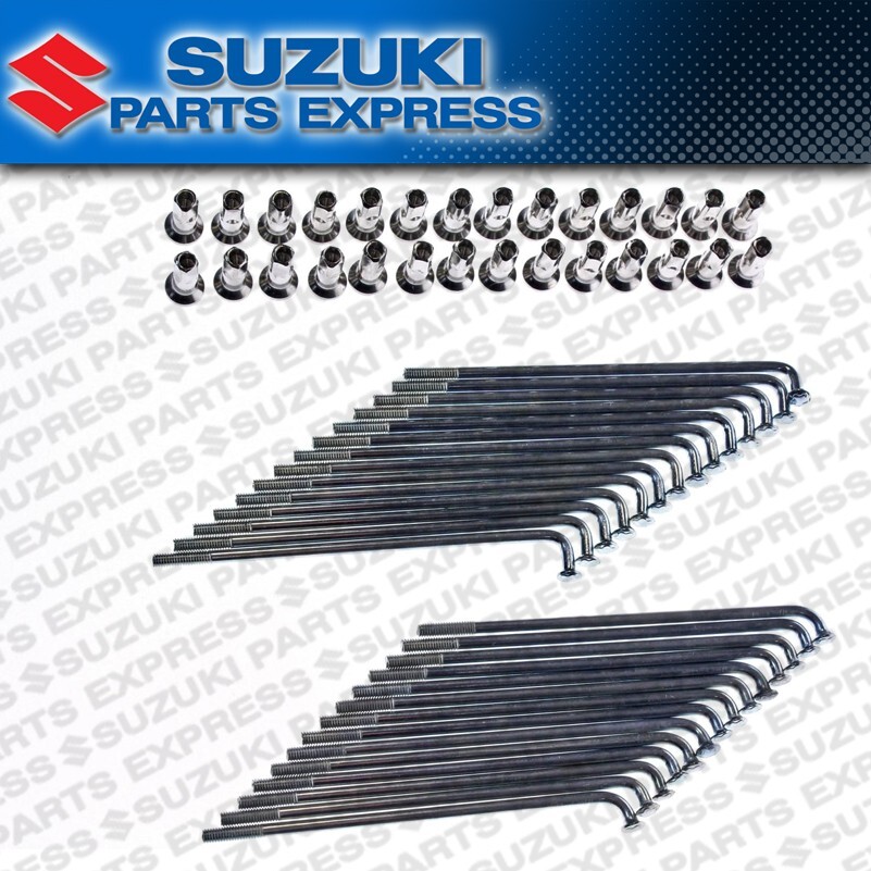 NEW 1985 - 2006 SUZUKI JR50 JR 50 FRONT OR REAR WHEEL SPOKE SET 55300 ...