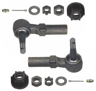 Pair Set 2 Outer Moog Steering Tie Rod Ends For Buick Cadillac Oldsmob ...