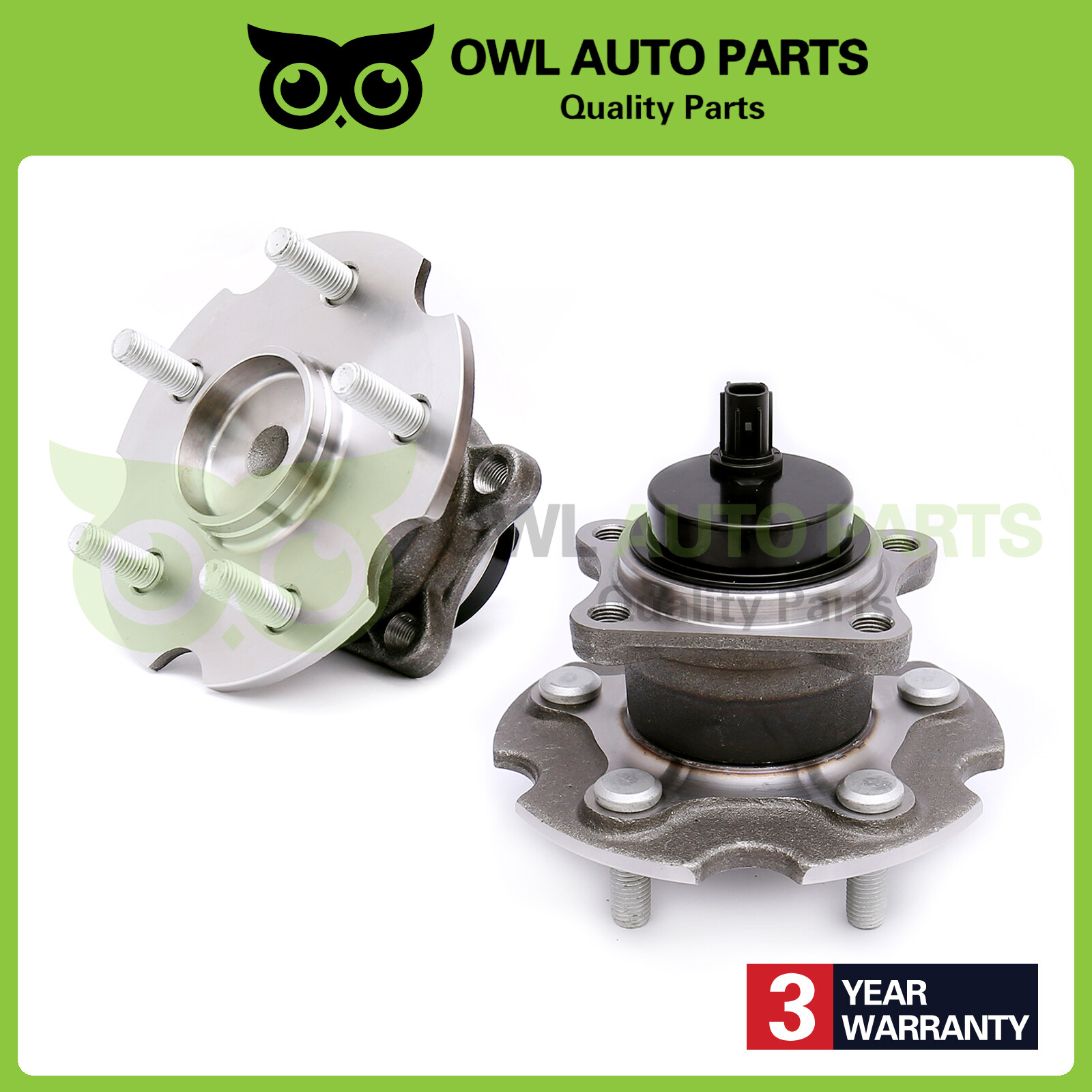 Both (2) 512372 REAR Wheel Bearing And Hub for Lexus HS250H Scion TC ...