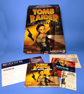 Tomb Raider: The Last Revelation - PC CD-ROM - Trapezoid Big Box 2 CD ...