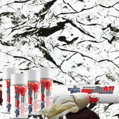 MYDIPKIT Hydro Dipping Water Transfer Print KIT MS-995 Black Marble | eBay