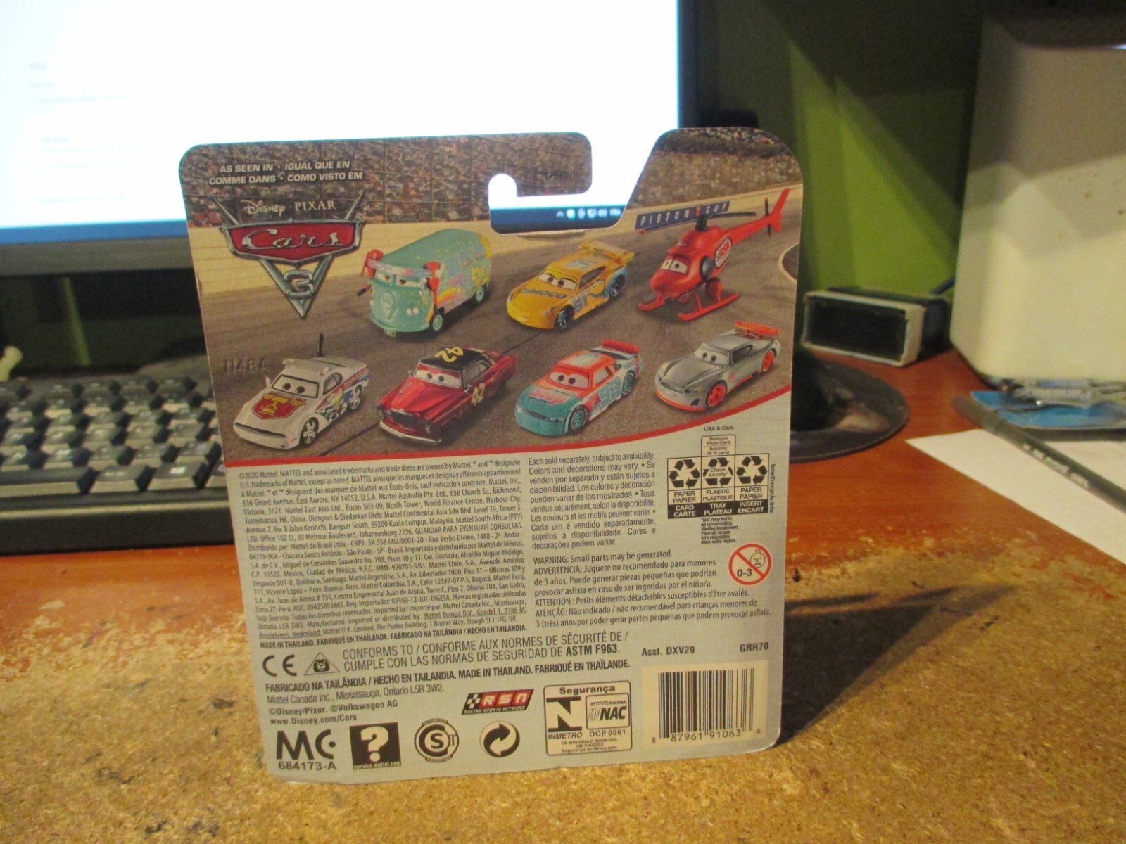 Disney Pixar Cars Ducky Fauntleroy Cheerio Pato Donald 42 Metal Series ...